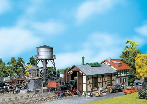 Faller Bahnbetriebswerk H0 190172 Original verpackt zu verkaufen in ...