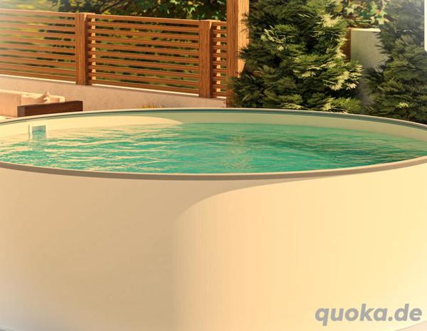 NEU Rundpool Stahlwand Poolsana Plain 4,6 x 1,2 m, Folie 0,4 mm ...