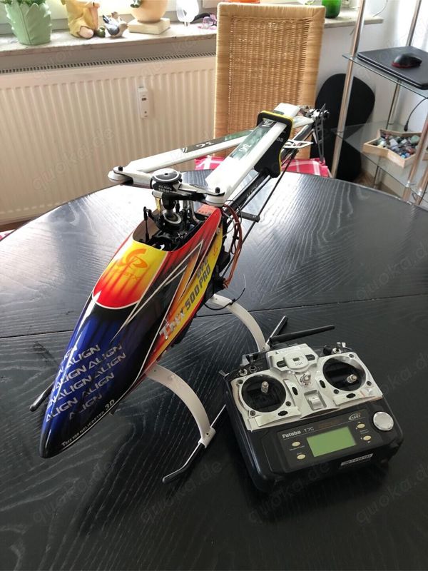 RC Hubschrauber T REX 500 Align PRO RTF Mit SENDER 2,4 GHZ und 1Akku 6S ...