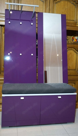 Schöne 4-teilige Garderobe, Farbe Lila in Friedberg - Garderobe, Flur ...