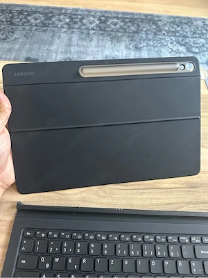 Original Samsung Book Cover Keyboard+Hüll (große Version) + S Pen in ...